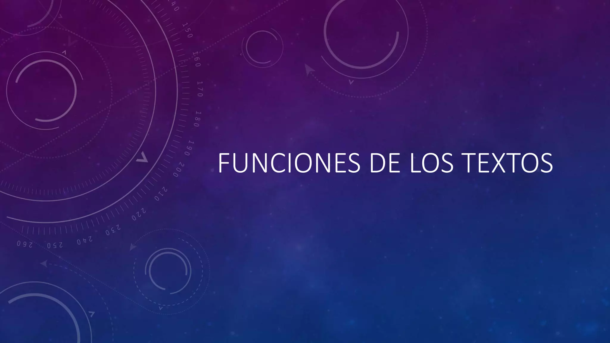 Funciones de los textos | PPTX