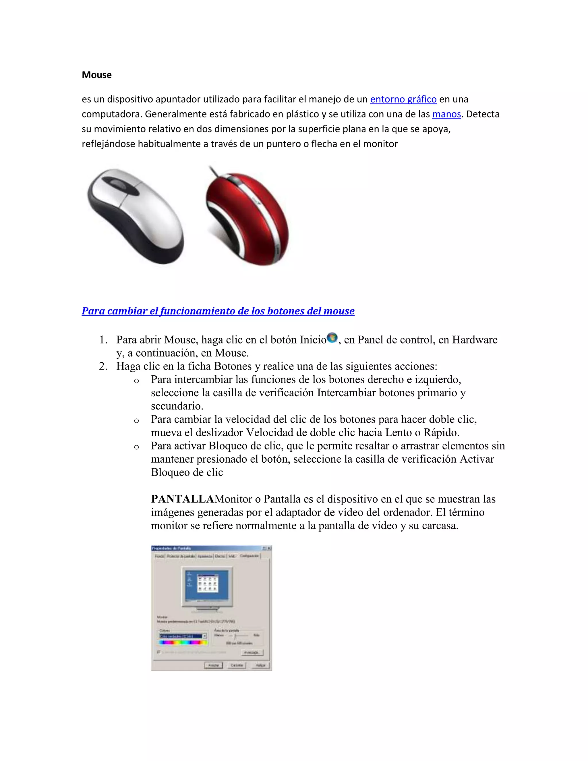 Funciones del panel de control | DOCX | Computing | Technology & Computing