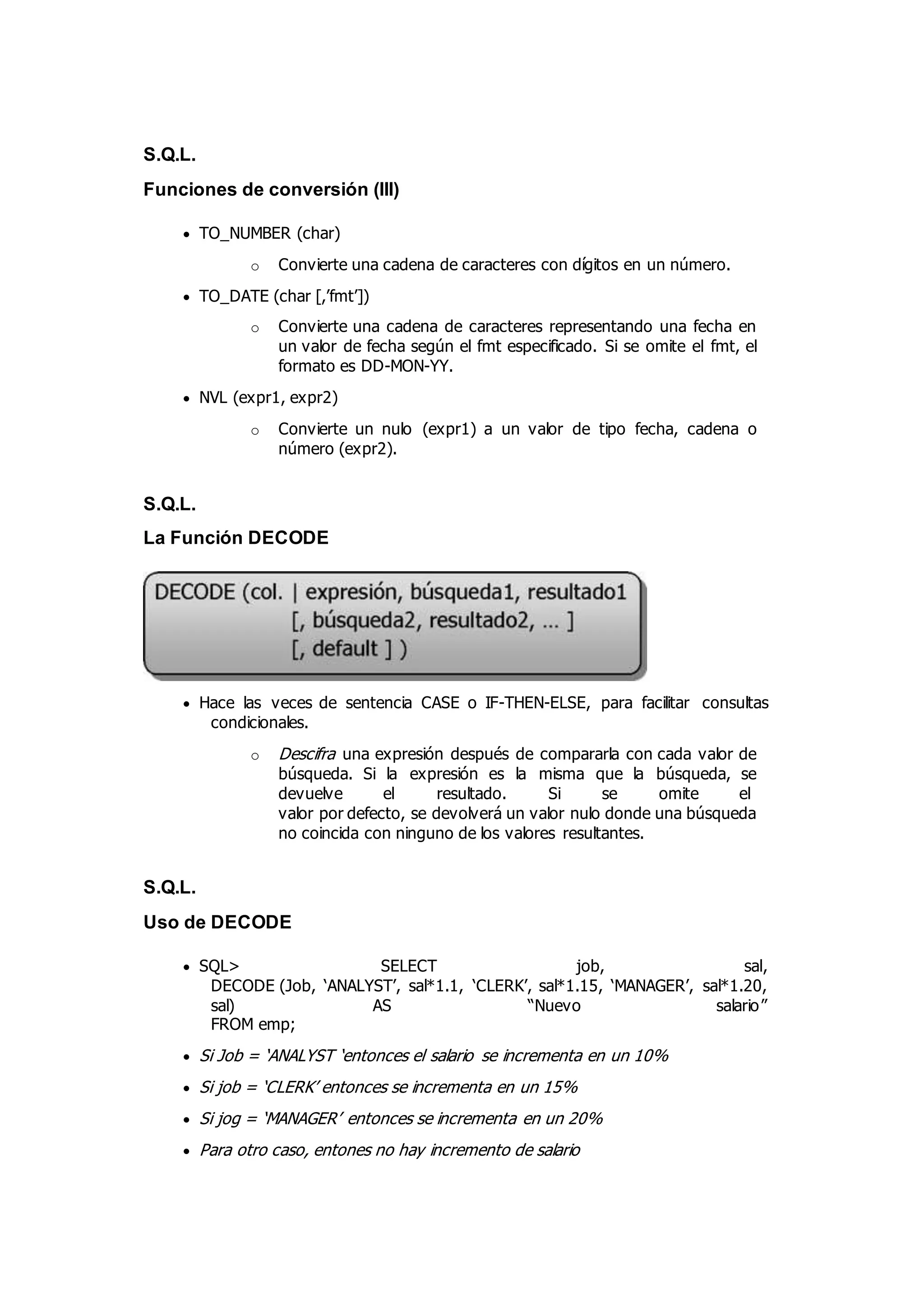 Funciones de sql server | PDF