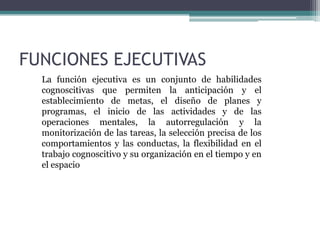 Funciones ejecutivas | PPTX