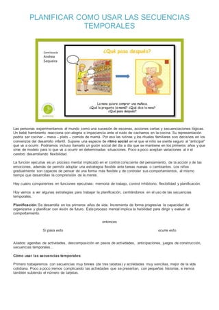 Funciones ejecutivas en tea | DOCX