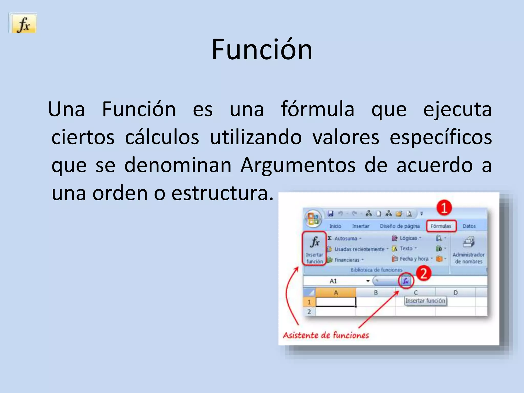 Funciones en excel | PPTX | Computing | Technology & Computing