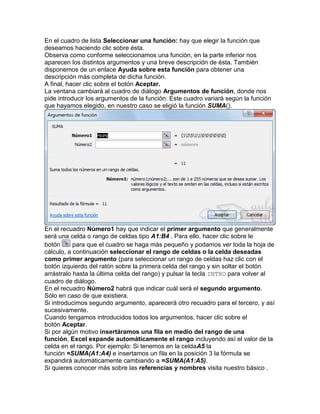 FUNCIONES EN EXCEL PASO A PASO | DOCX