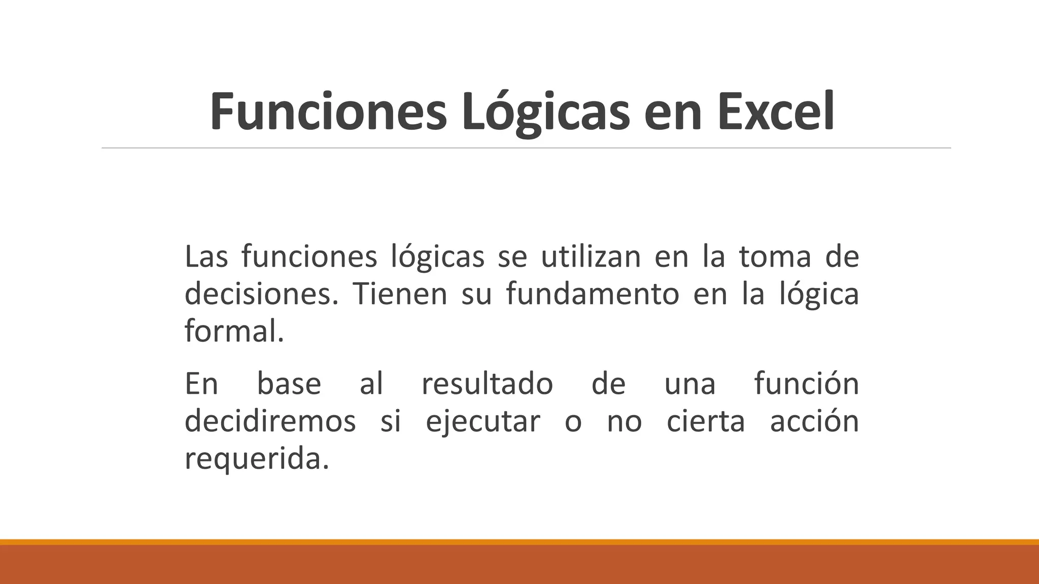 Funciones logicas | PPTX | Technology & Computing