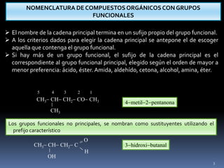 Funciones Orgánicas Recopilación | PPTX