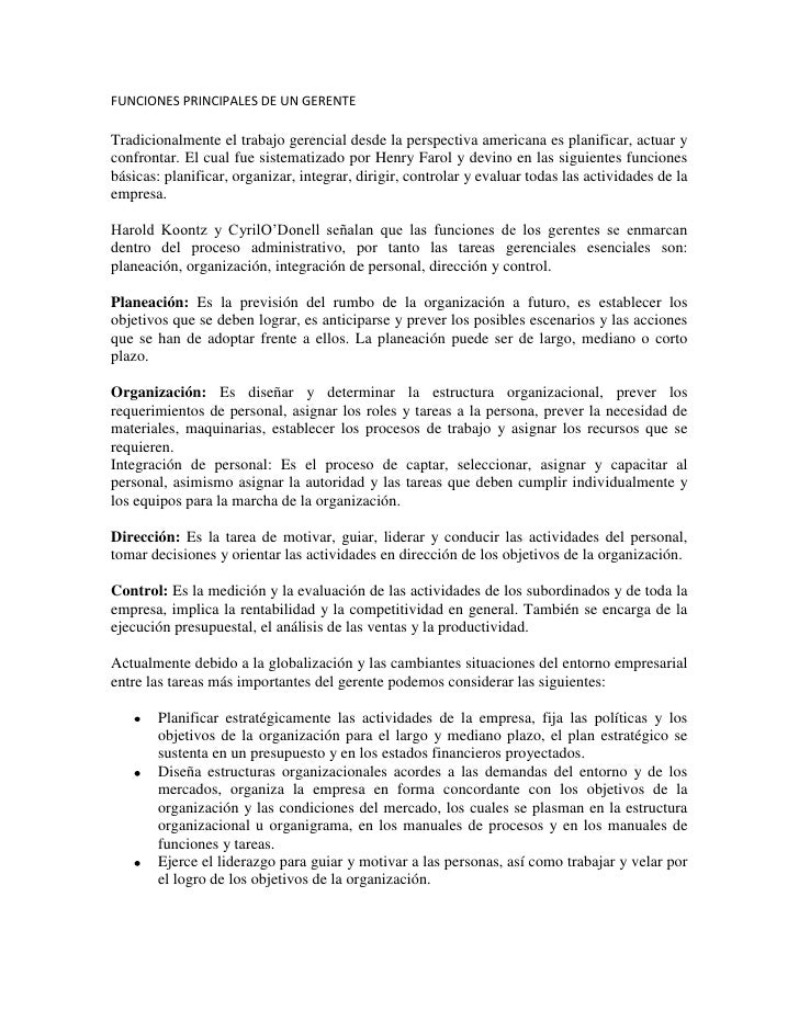 Manual De Funciones De Un Gerente De Logistica - helpercn