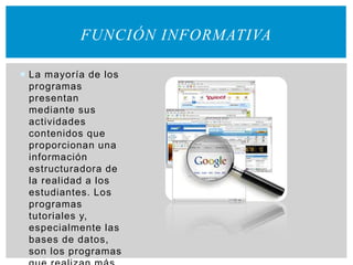 Funciones que pueden realizar los programas | PPT