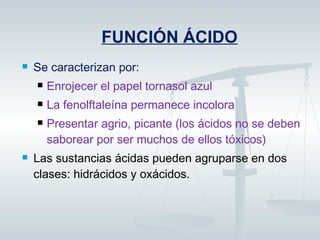 Funciones quimicas inorganicas sesion 6 - copia | PPT
