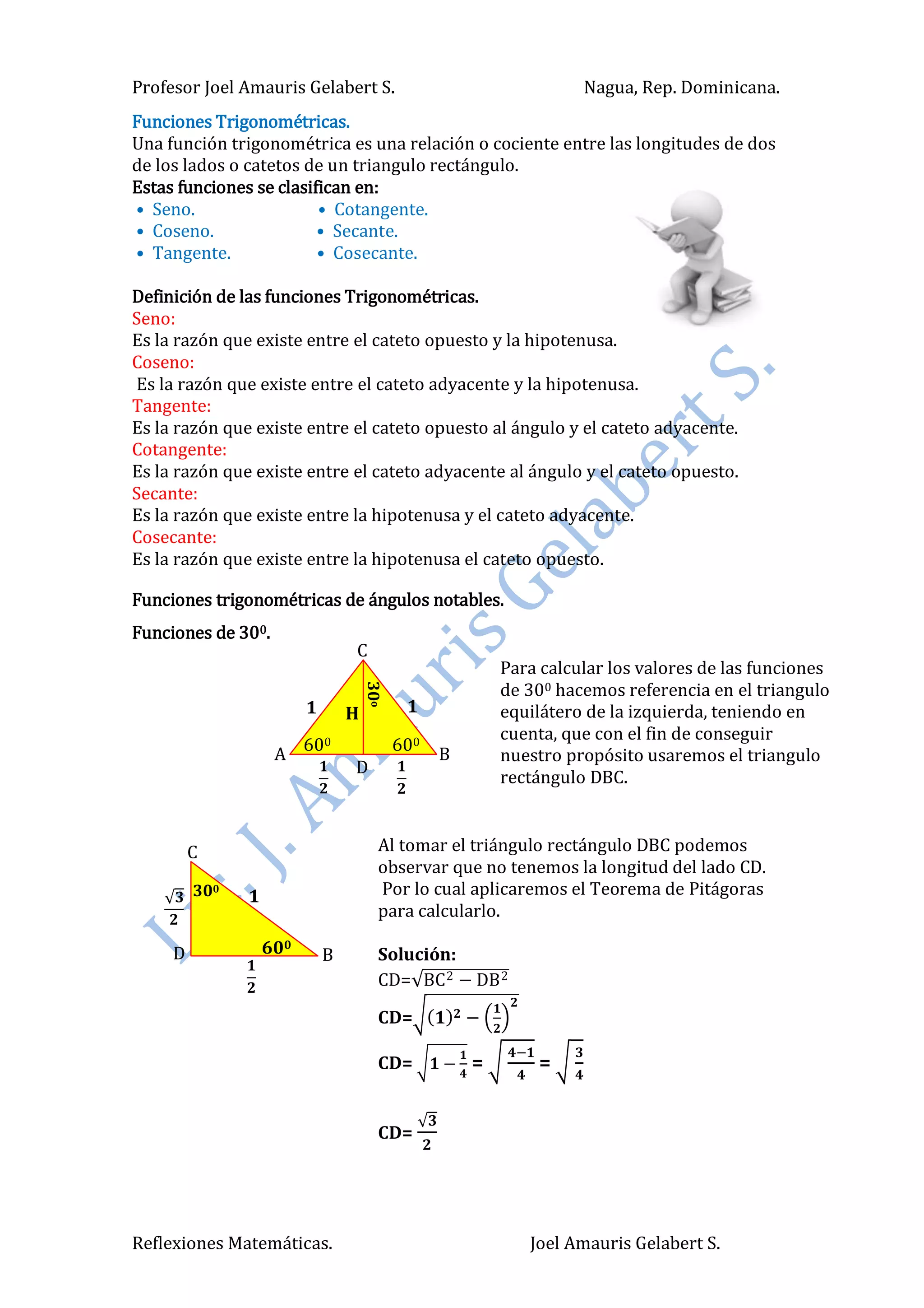 Funciones trigonométricas | PDF