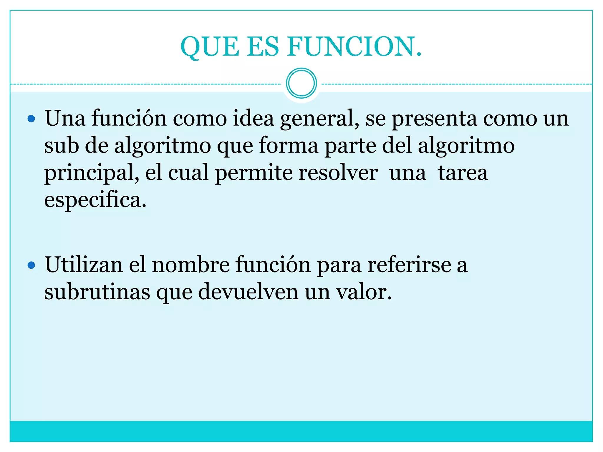 Funciones Visual Basic | PPTX | Computing | Technology & Computing