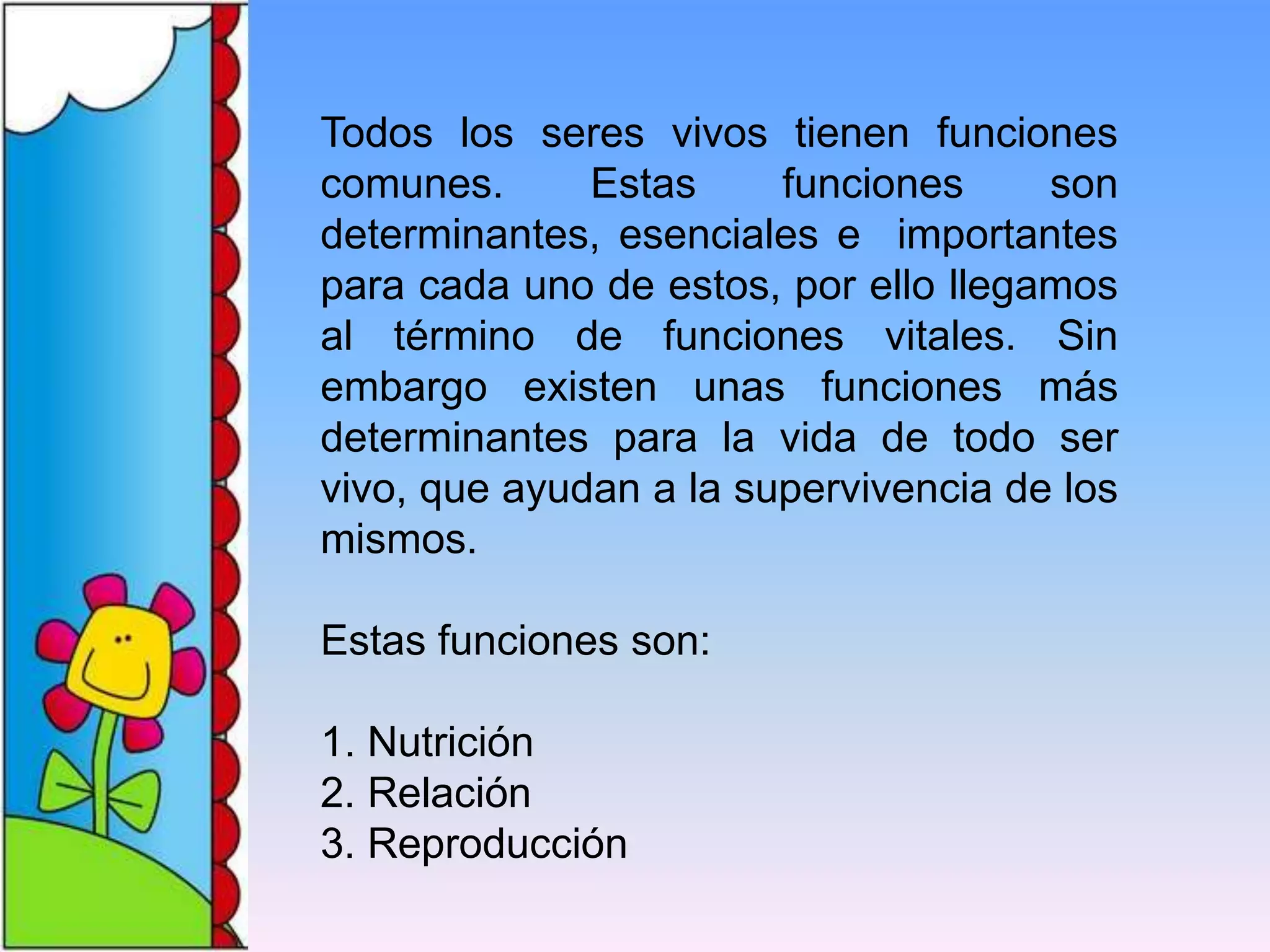 Funciones Vitales De Los Seres Vivos.. | PPTX