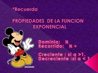 Funcion exponencial | PPTX