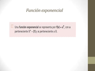 Funcion exponencial 4to c | PPTX
