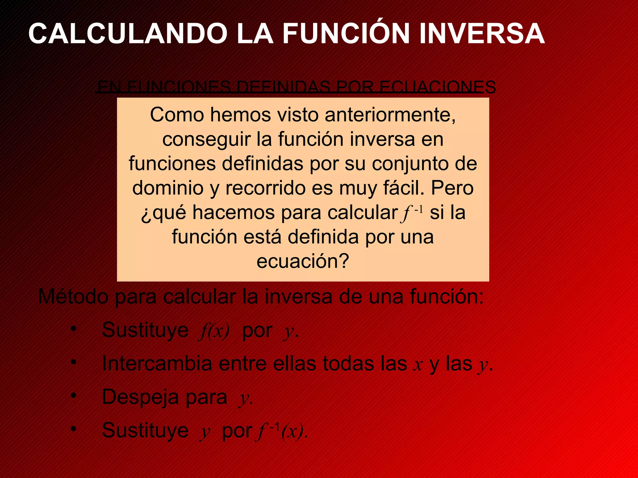 Funcion inversa trigonometria. | PPT