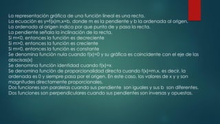 Funcion lineal 7 semana | PDF