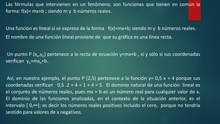 Funcion lineal 7 semana | PDF