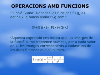 Funcions A B A M S S Ct 1 | PPT