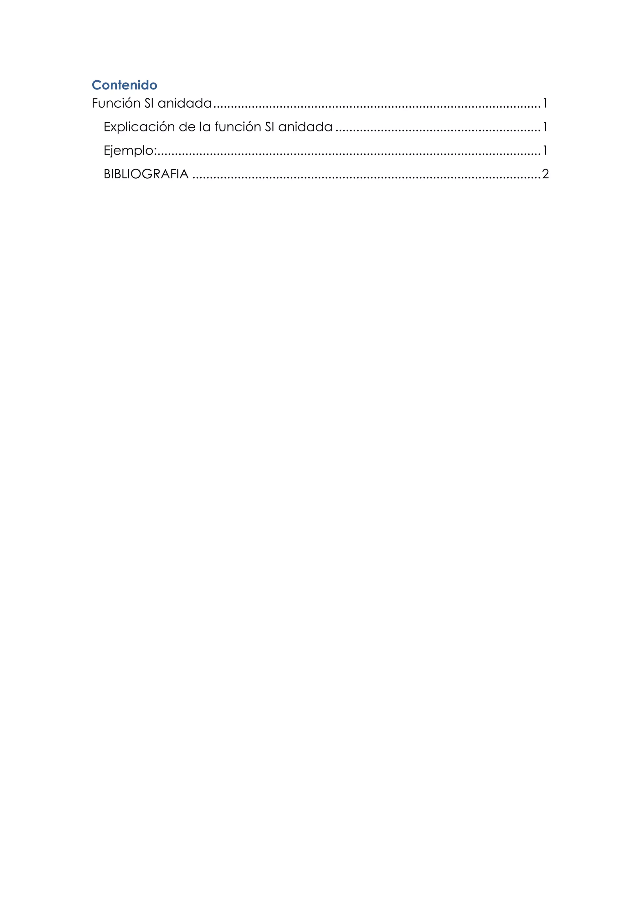 Funcion si anidada | PDF