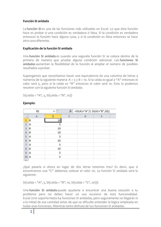 Funcion si anidado | PDF