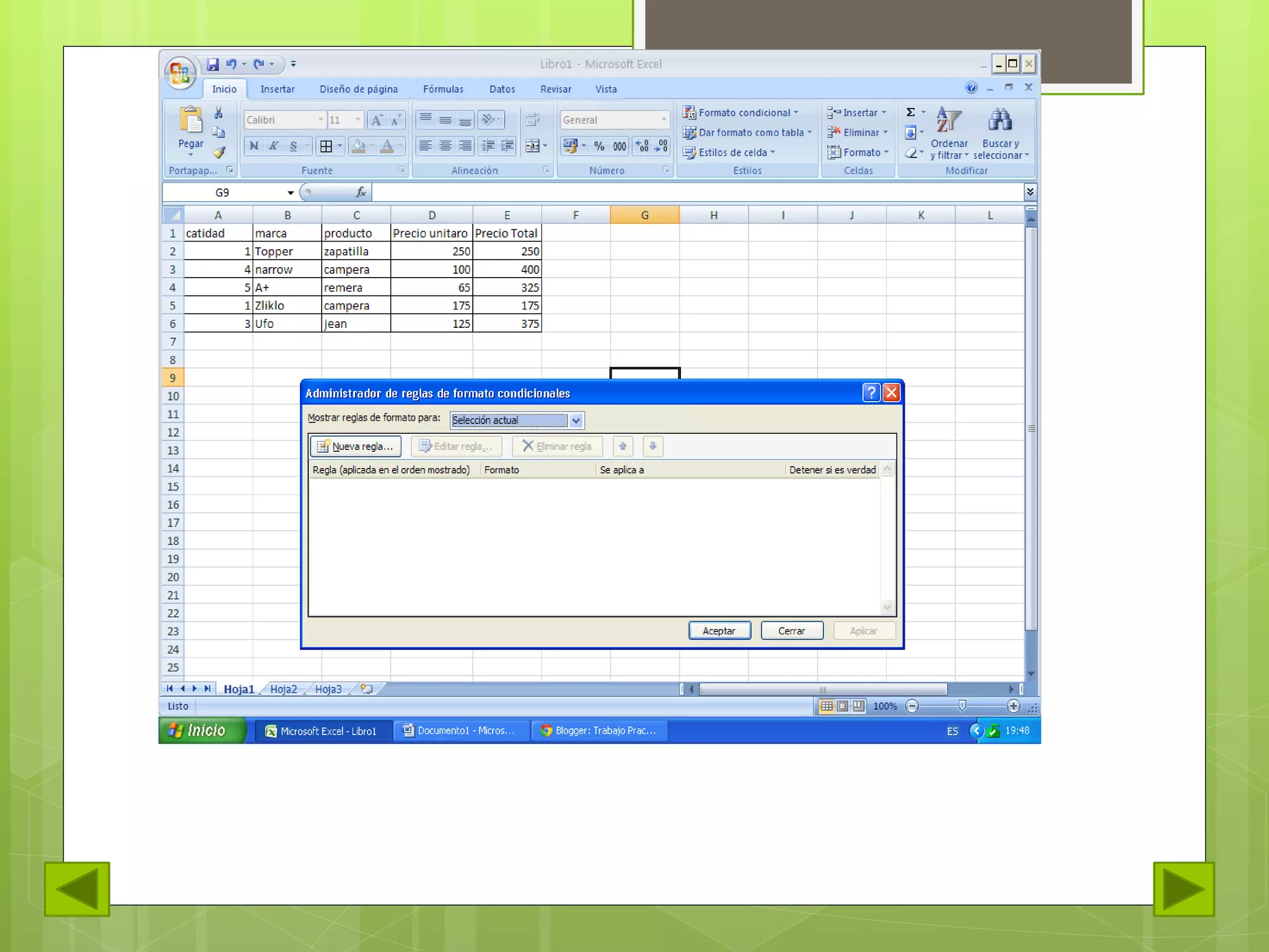 FUNCION SI Y FORMATO CONDICIONAL EXCEL.pptx