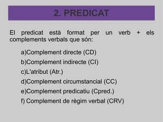 Funcions SintàCtiques De Loració Simple | PPT