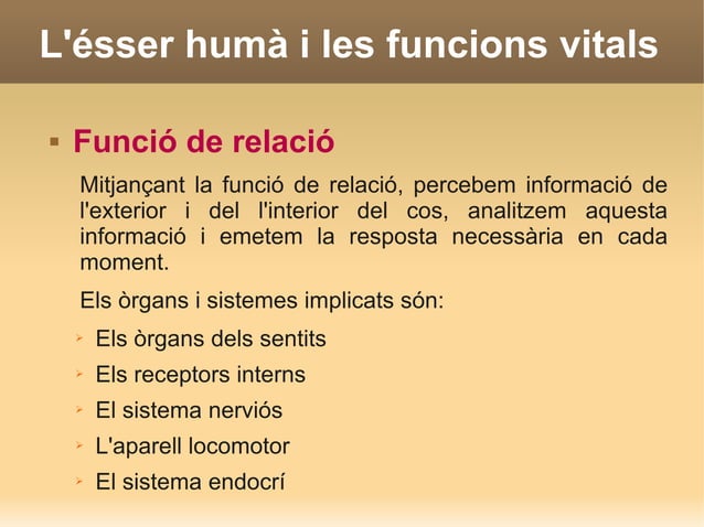 Funcions vitals humans | PPT