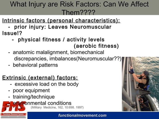 Functional Movement Screen Reduces Injuries | PPT | Physical Therapy ...