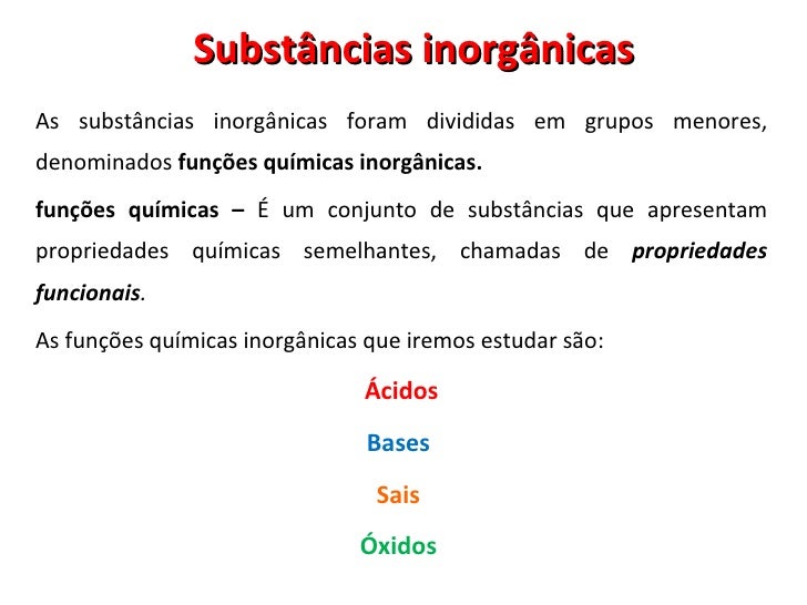 Linhas Inorganicas