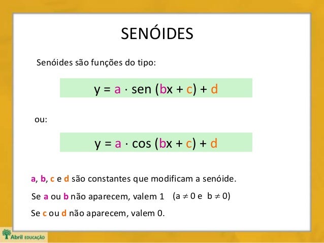 Funcoes trigonometricas senoides