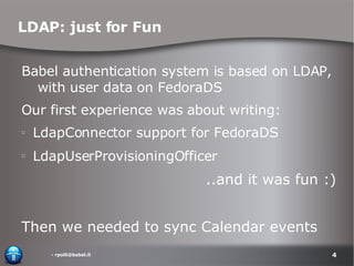 Integrating Funambol with CalDAV and LDAP | ODP | Email | Internet