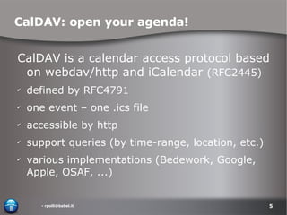 Integrating Funambol with CalDAV and LDAP | ODP | Email | Internet