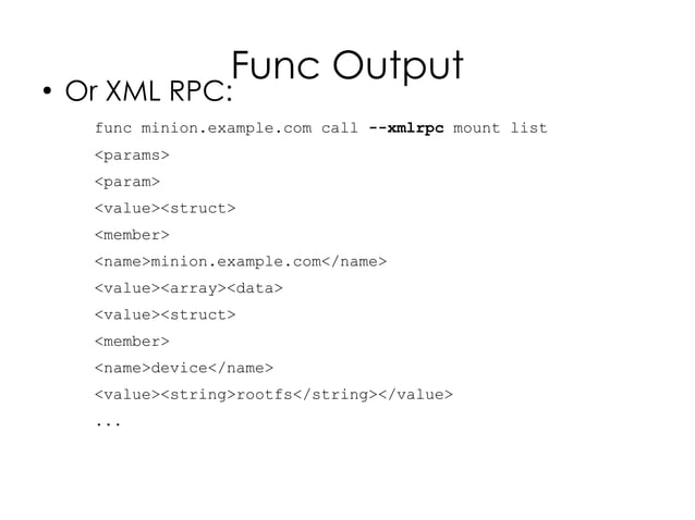 Managing your Minions with Func | PPT