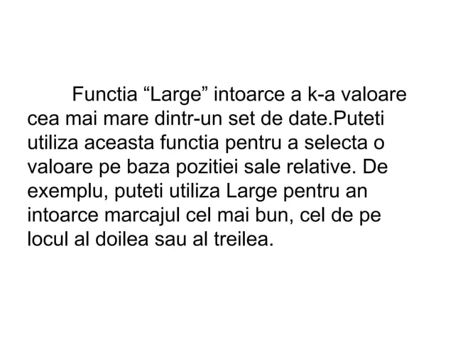 Functia large | PPT