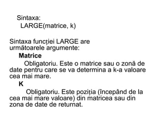 Functia large | PPT
