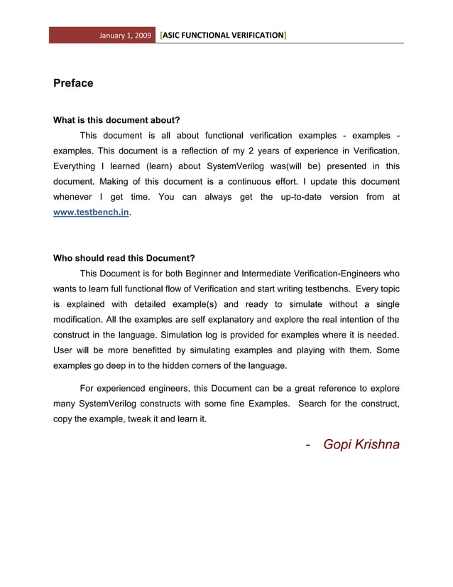 Functial Verification Tutorials | PDF | Technology & Computing