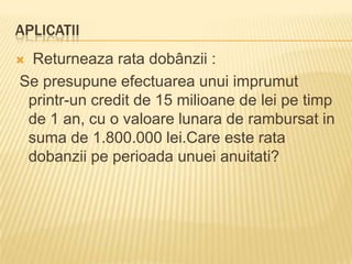 Functia rate(excel) | PPTX