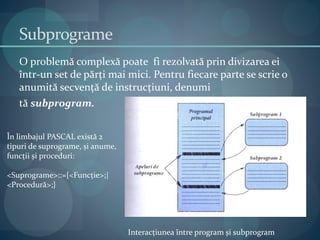 Functii si-proceduri | PPT