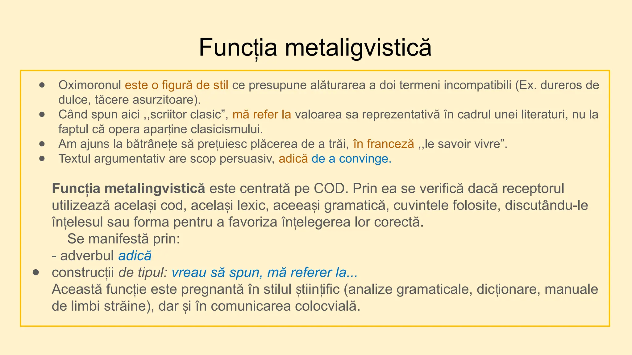 Functiile comunicarii | PPTX