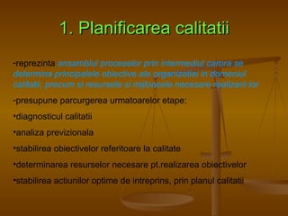 Functiilemanagementuluicalitatii m2 13 | PPT