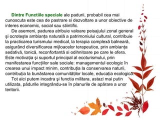 Functiile padurii | PPT