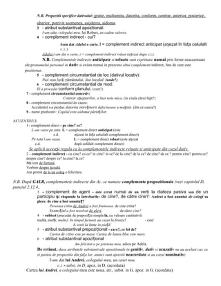 Functii sintactice subst | DOC