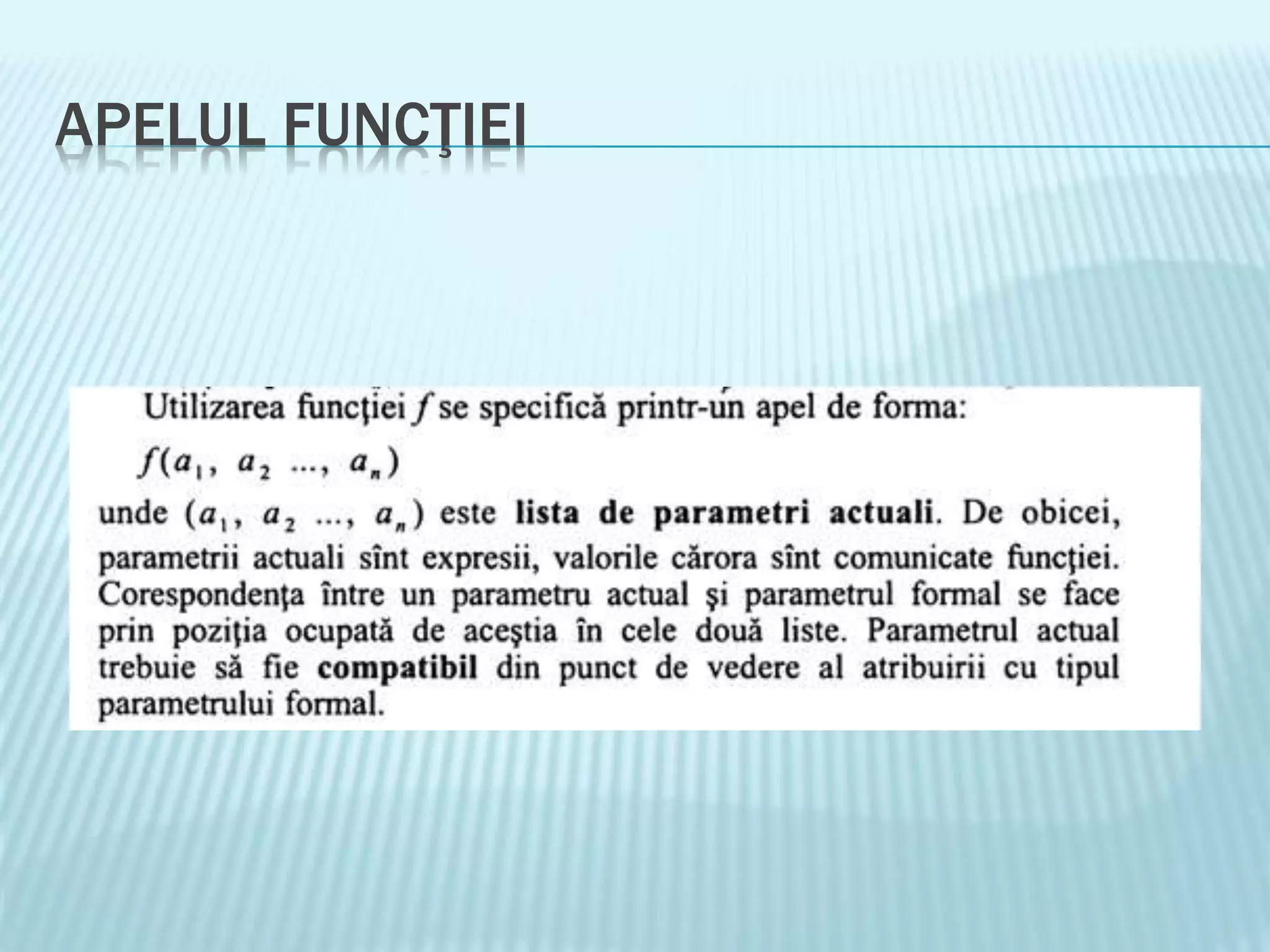 Functii si proceduri rom | PPT