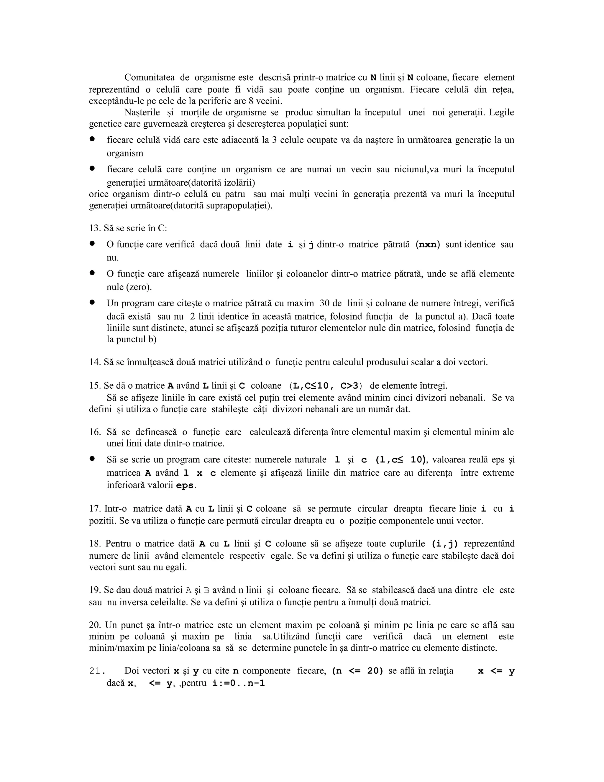 Functii, tablouri si pointeri in c si c++ | DOC