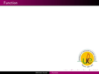 Function in C | PDF | Web Development | Internet