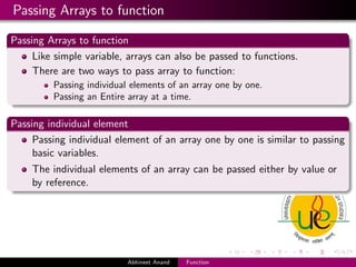 Function in C | PDF | Web Development | Internet