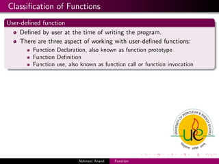 Function in C | PDF | Web Development | Internet