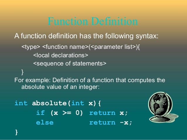 Functions in C++