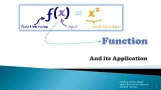 Functions and its Applications in Mathematics | PDF