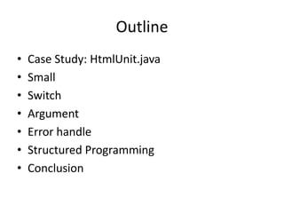 Clean Code: Chapter 3 Function | PPTX