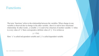 Functions, Arithmetic and Geometric Progression, Matrix | PPT | Free ...